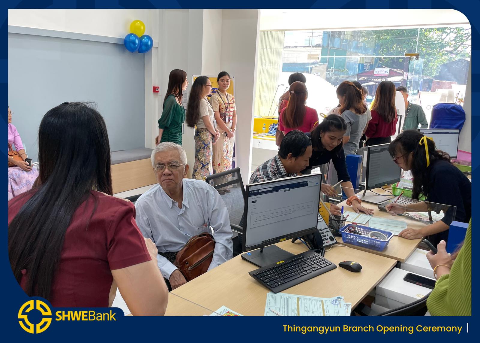 THINGANGYUN BRANCH OPENING CEREMONY - SHWE Bank